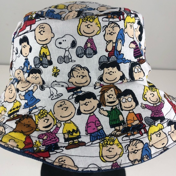 Hand Crafted | Accessories | Charlie Brown Snoopy Denim Reversible ...
